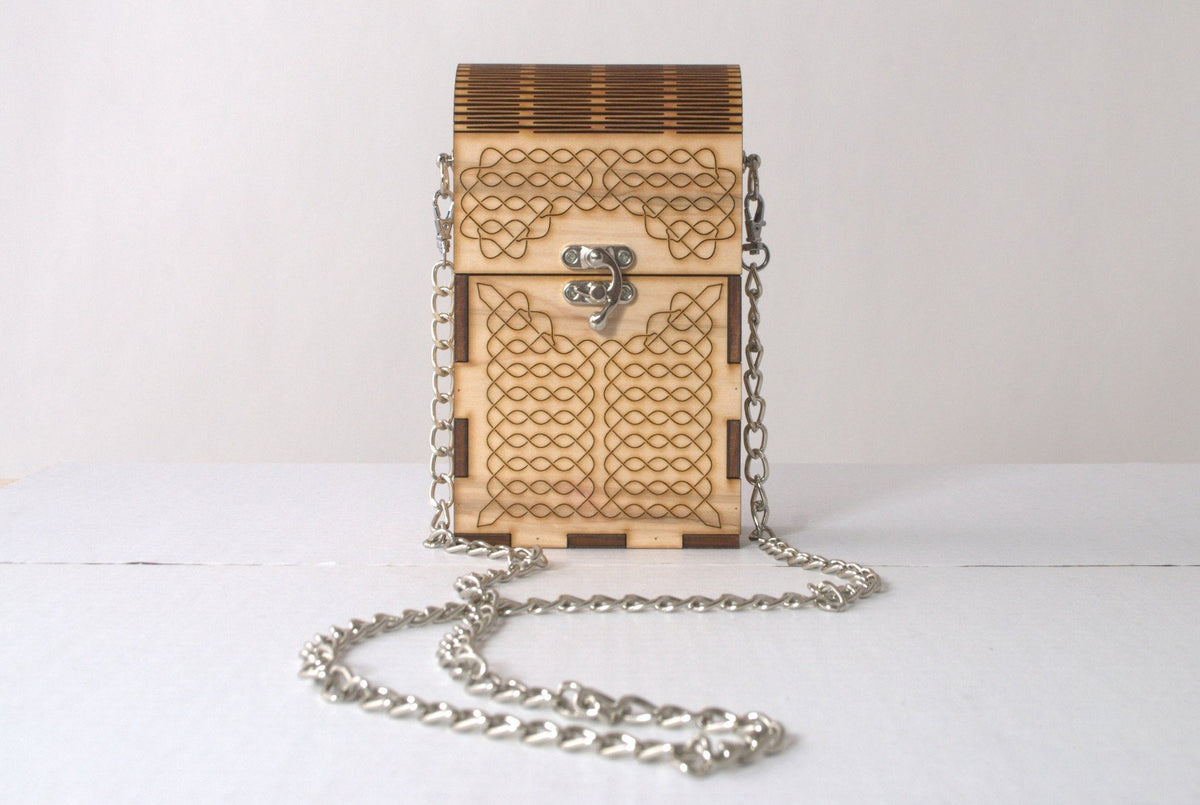 Mini Wood Purse - Obrary