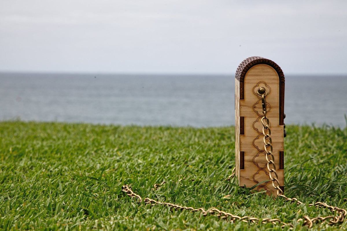 Mini Wood Purse - Obrary