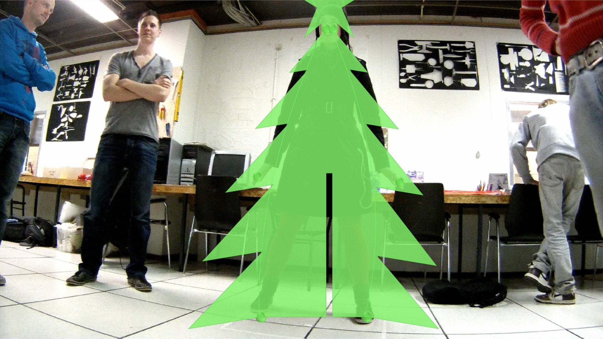 Kinect Christmas Tree - Obrary